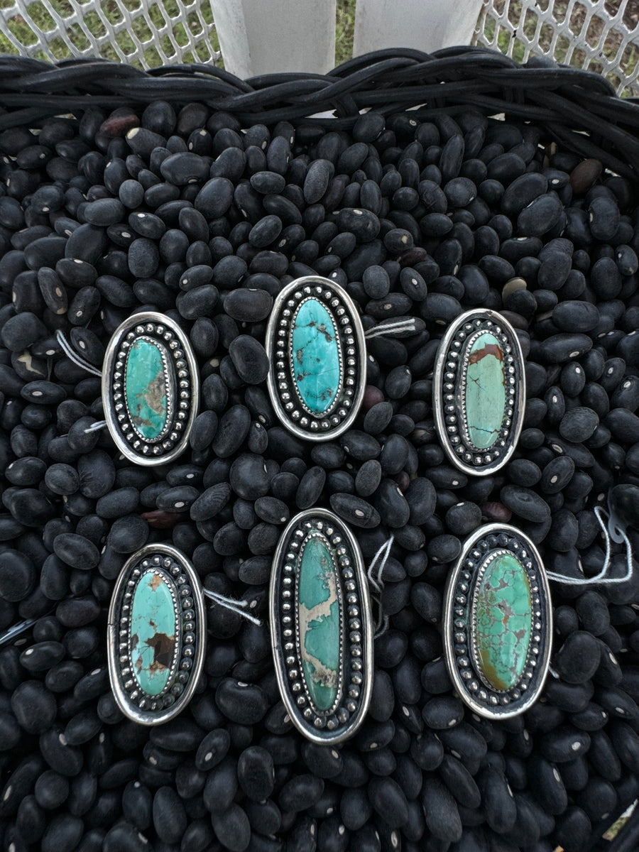 Turquoise Talon Rings – wildminedsilver